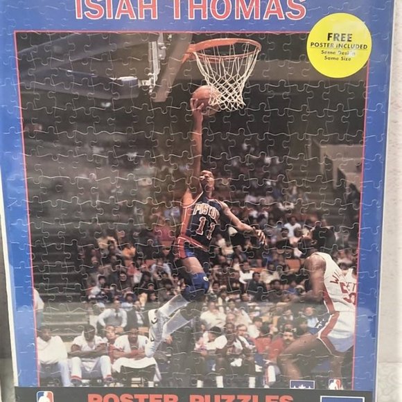 Starline Inc. | Games | 988 Starline Nba Poster Puzzle Isiah Thomas ...
